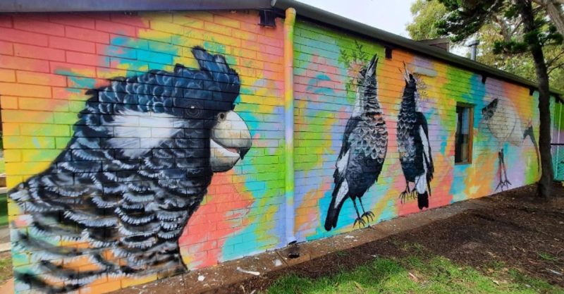 School Murals by Lora Flora - Eco Action